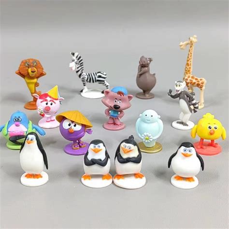 Genuine Bulk Madagascar Penguin Alex Madi Giraffe Doll Figure Shopee