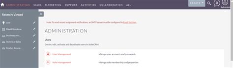 Dashlet Roles Suitecrm Module