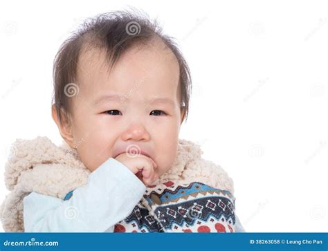 Girl Suck Up Milk At Car Seat And Fasten Seat Belt Royalty Free Stock