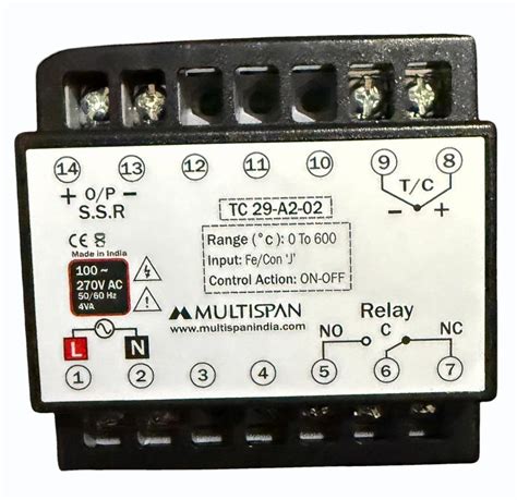 MULTISPAN TC29 J600 At 720 Multispan PID Temperature Controller In Ahmedabad ID 2856417531197