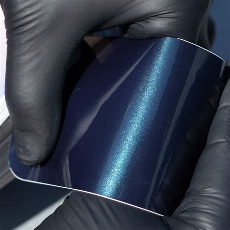 Gloss Paint Metallic Deep Ocean Blue Aura Vinyl