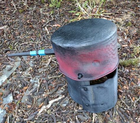 Rust Replica Heavy Plate Helmet Cosplay Prop Etsy