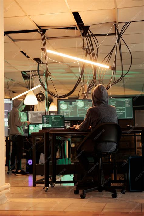 Premium Photo Phishing Attack Hacker Coding Internet Fraud Program Script