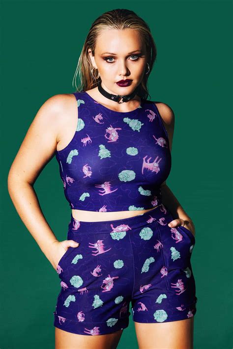 Kiki And Bouba Cuffed Shorts Limited Blackmilk Clothing