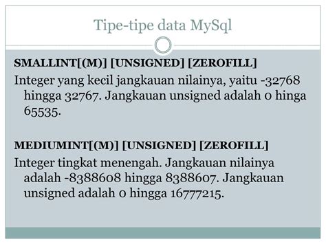 Database Mysql Bandung 2009 By Hery Dwi Y Ppt Download