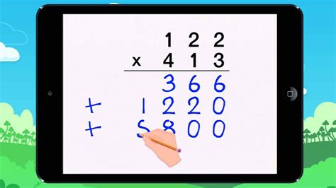 Learn How To Multiply 122 X 413 Lesson YouTube