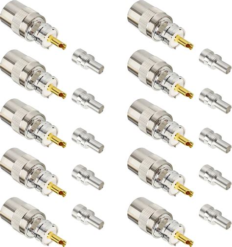 Amazon Com XRDS RF PL259 Coax Connectors 10PCS UHF Male Solder Coax Connector With Reducer