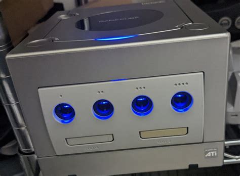 Gamecube Controller Port With New Battery And Leds Installed In Each Port Etsy