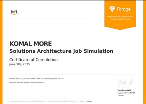 Aws Solutions Architecture Simulation What I Learned Komal More Posted On The Topic Linkedin