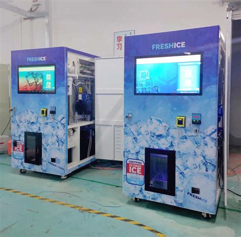 Commercial Ice Maker Stainless Steel Ice Cube Maker Vending Machine Ice Vending Machine And