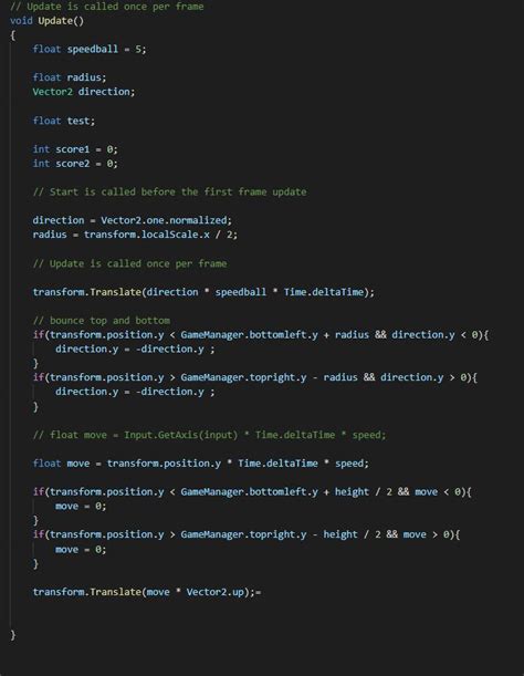 Pong Ai Help Unity Engine Unity Discussions