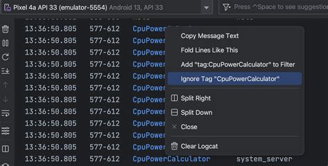 Flutter Why Am I Seeing EGL Emulation App Time Stats In The Log When Running On An Android