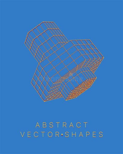 Geometric Shape For Design 3d Technology Style Stock Vector Illustration Of Circle Globe