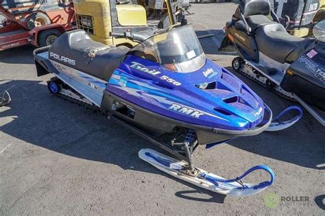 Polaris Indy Accs Trail 550 Snowmobile Gas Showing 3814 Miles Roller Auctions