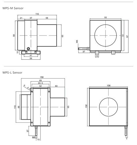 Supply Wps M 0 7000mm Linear Draw Wire Encoder String Potentiometer Wholesale Factory Jiangxi