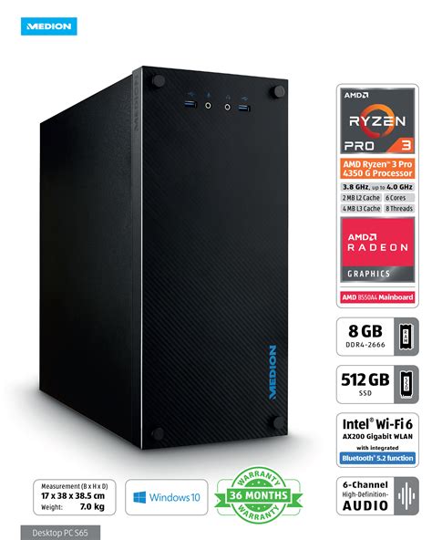 Medion Desktop Computer Md34615 Aldi Uk