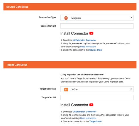 LitExtension Magento To X Cart Migration