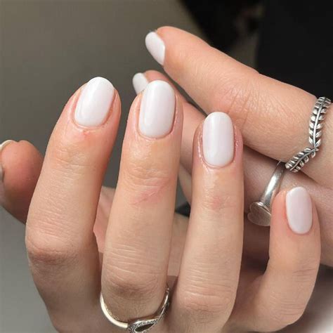 44 Milky White Nail Ideas For An On Trend And Elegant Manicure Scratch