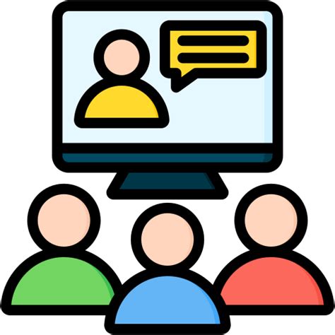 Virtual Class Generic Color Lineal Color Icon