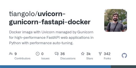 Github Tiangolouvicorn Gunicorn Fastapi Docker Docker Image With