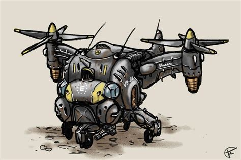 vertibird by fernand0fc on deviantart
