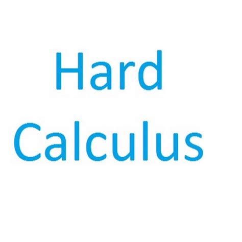 Hard Calculus Youtube