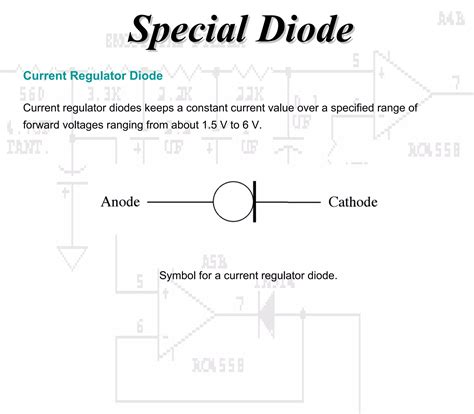 Working Principle Diode And Special Diode Ppt