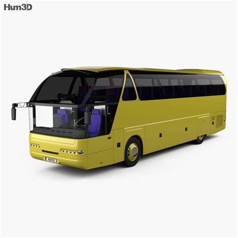 Neoplan Starliner N 516 Shd Bus With Hq Interior 1995 3d Model