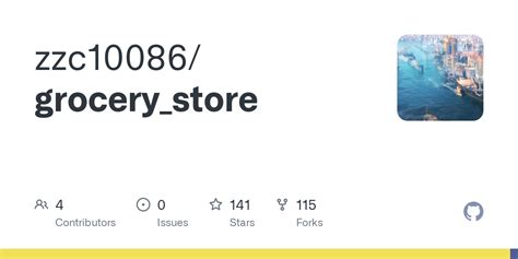 Github Zzc10086 Grocery Store