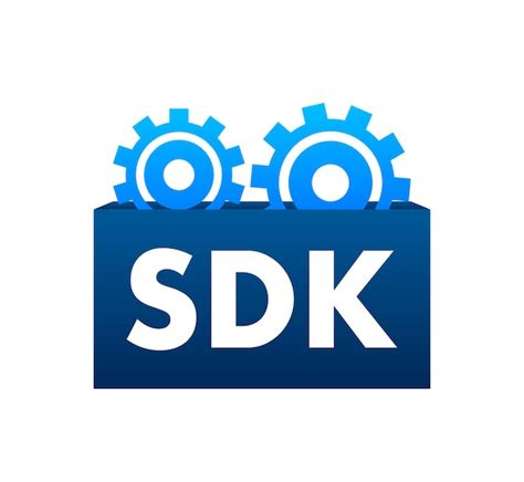 Ic Ne Du Kit De D Veloppement Logiciel Sdk Illustration Vectorielle