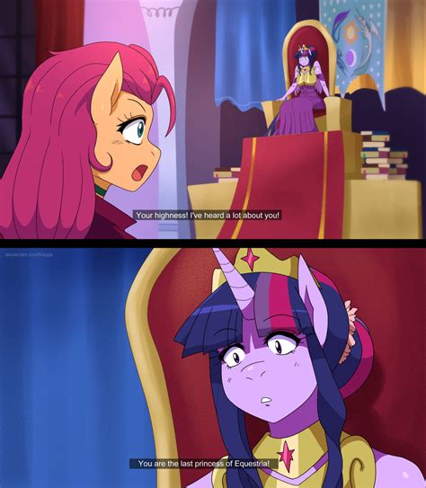 Mlp Sunny Meets The Last Princess By Traupa On Deviantart