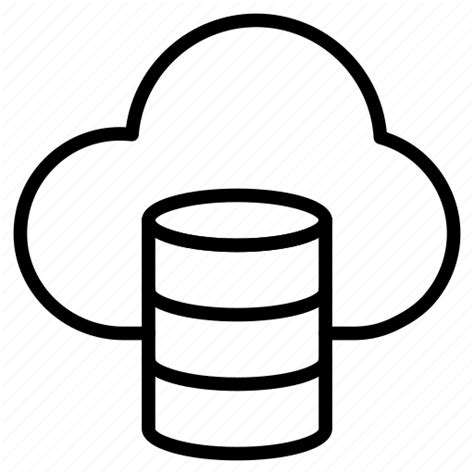 Cloud Datbase Mainframe Server Storage Icon Download On Iconfinder
