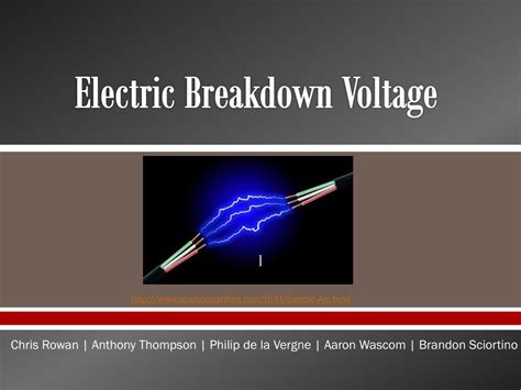 PPT Electric Breakdown Voltage PowerPoint Presentation Free Download ID 1552831