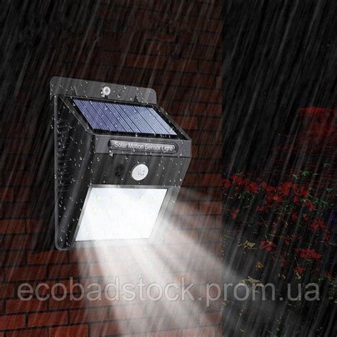 Вуличний Led світильник на сонячних батареях Solar Motion Sensor Light ціна 139 грн — Prom Ua