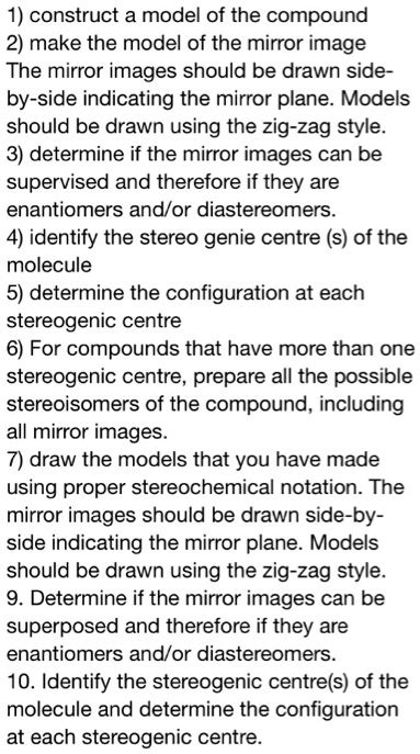 solved 1 construct a model of the compound 2 make the model of the