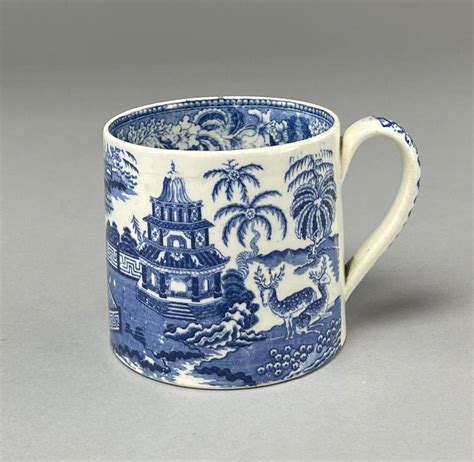 Salopian Caughley Blue And White Mug C 1775 1790 Auction
