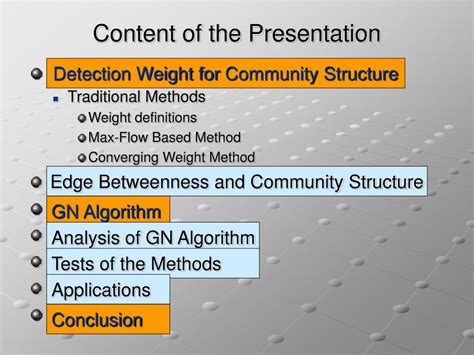 Ppt Community Structure In Social And Biological Network Powerpoint