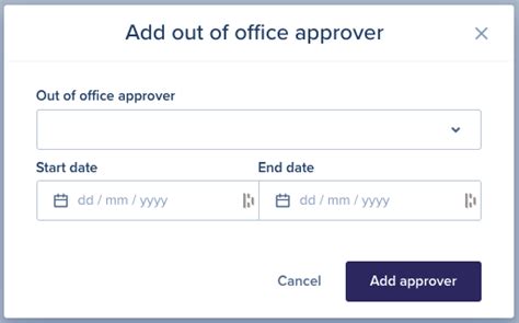 Set An Out Of Office Approver Rydoo