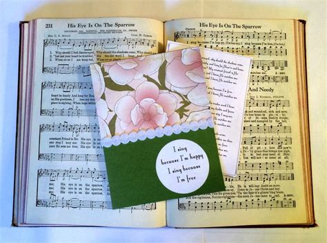 Hymn Card Set Eye On The Sparrow Thank You Cards Christian Cards