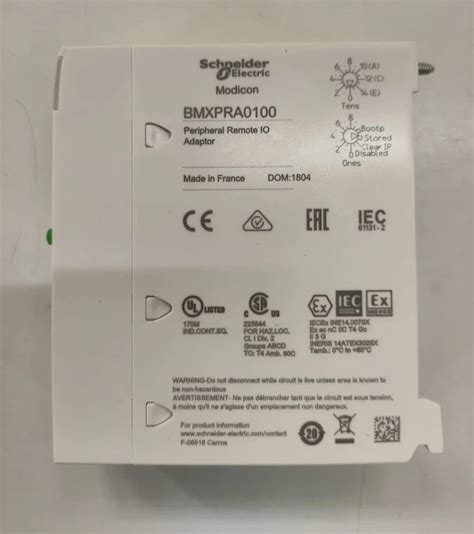 Schneider Electric BMXPRA0100 Peripheral Remote IO Adaptor 23 W At 28000 In Bengaluru