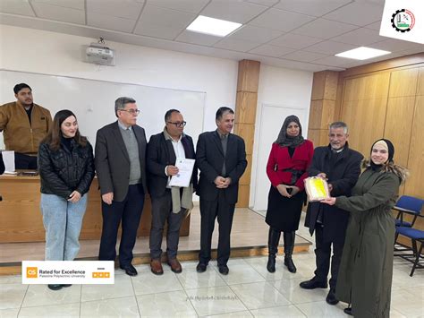 جامعة بوليتكنك فلسطين ونقابة العلاج الوظيفي الفلسطينية يكرمون الفوج