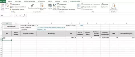 Carga Batch En Excel Para Imss Idse Mercadolibre