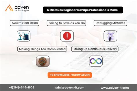 Adven Technologies Inc On Linkedin Learn Mistakes Beginner Devopsprofessionals Career Devops