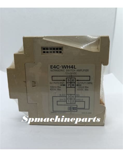 Omron E4c Wh4l Ultrasonic Switch Amplifier Unit