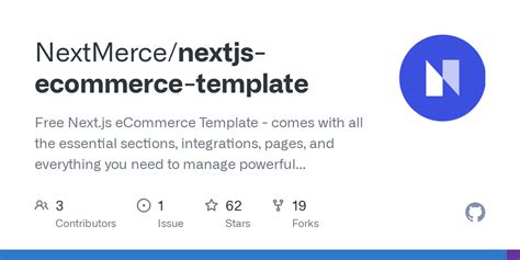 Nextjs Ecommerce Templatereadmemd At Main · Nextmercenextjs Ecommerce Template · Github