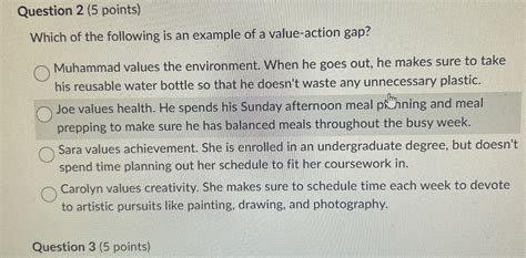 Question 2 5 Points Which Of The Following