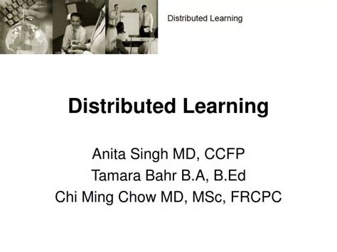 Ppt Distributed Learning Powerpoint Presentation Free Download Id