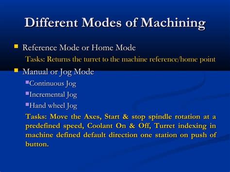 Cnc Turning Fanuc System PPT