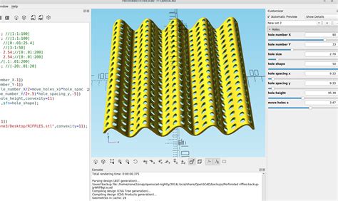D Part Design With Inkscape And OpenScad Making Corrugated Riffles For A Sluice Box