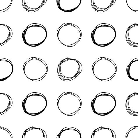Seamless Pattern With Sketch Circles Shape 26763842 Vector Art At Vecteezy